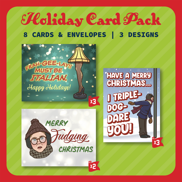 A Christmas Story Holiday Greeting Card Pack - 8 Cards & Envelopes ...