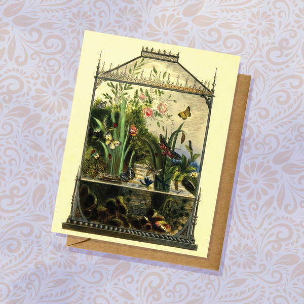 Vintage Butterfly Garden All Occasion Greeting Card || Made in USA ...