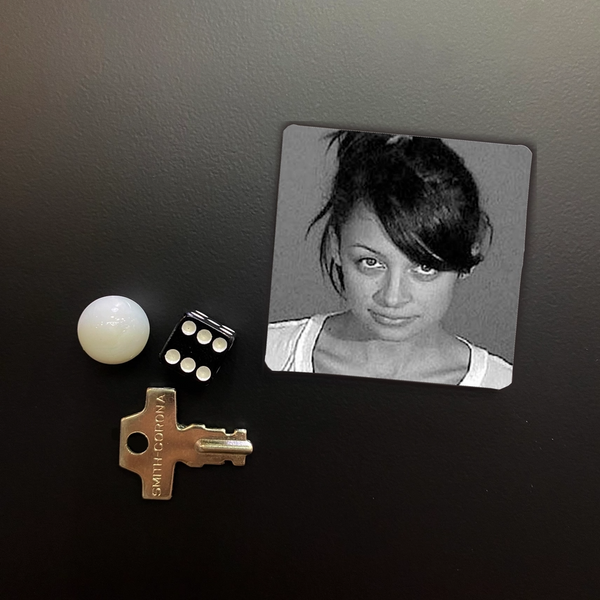 Nicole Richie Mugshot Square Magnet – Madcap & Co