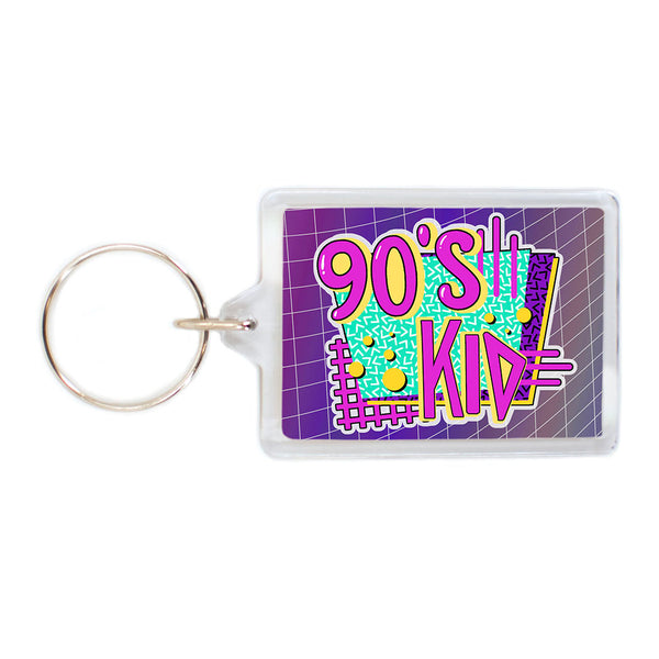90s Kid Plastic Keychain – Madcap & Co