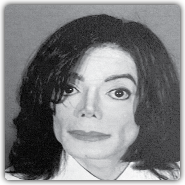 Michael Jackson Mugshot Sticker – Madcap & Co