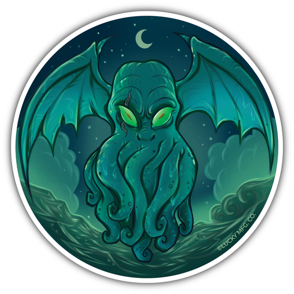 Cthulhu Cryptid Sticker – Madcap & Co