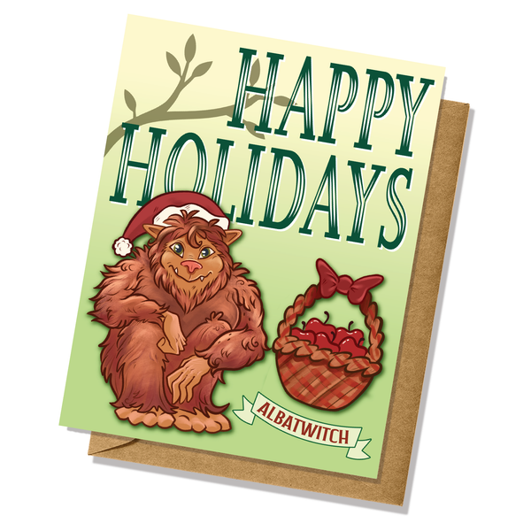 Albatwitch Cryptid Holiday Card – Madcap & Co