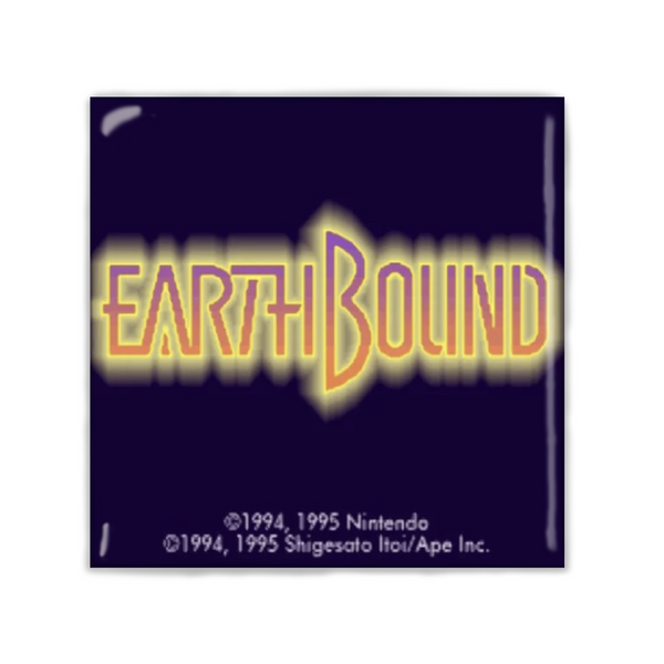 Earthbound Game Start Screen Square Magnet – Madcap & Co