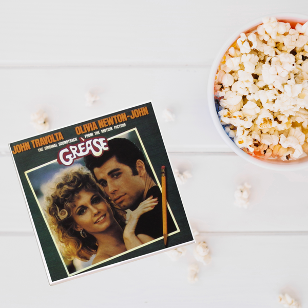 Grease Soundtrack Album Coaster – Madcap & Co