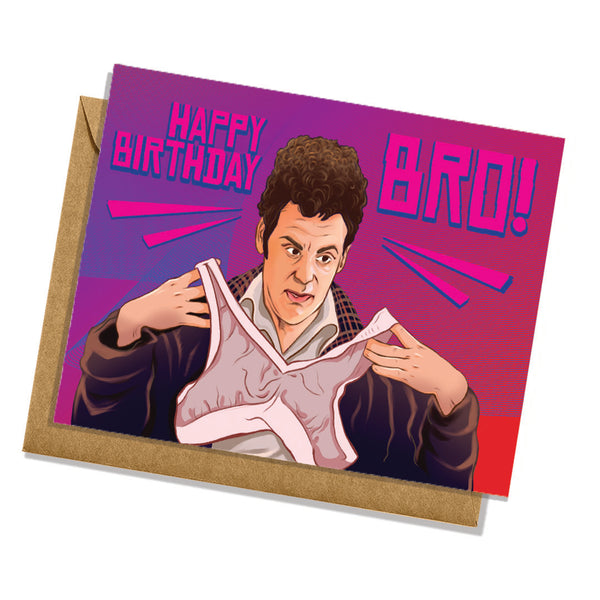 Happy Birthday Bro Seinfeld Kramer Birthday Card – Madcap & Co