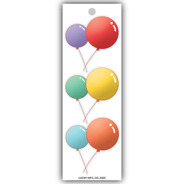 Pastel Retro Balloons Vinyl Sticker Strip – Madcap & Co