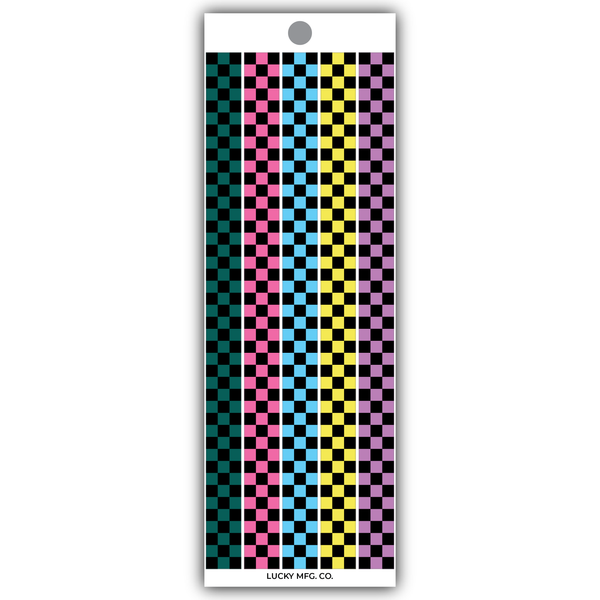 Checker Print Strips Vinyl Sticker Strip – Madcap & Co