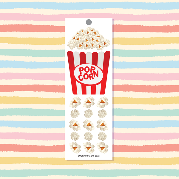 Popcorn Vinyl Sticker Strip – Madcap & Co