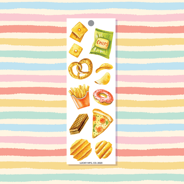 Junk Food and Snacks Vinyl Sticker Strip – Madcap & Co