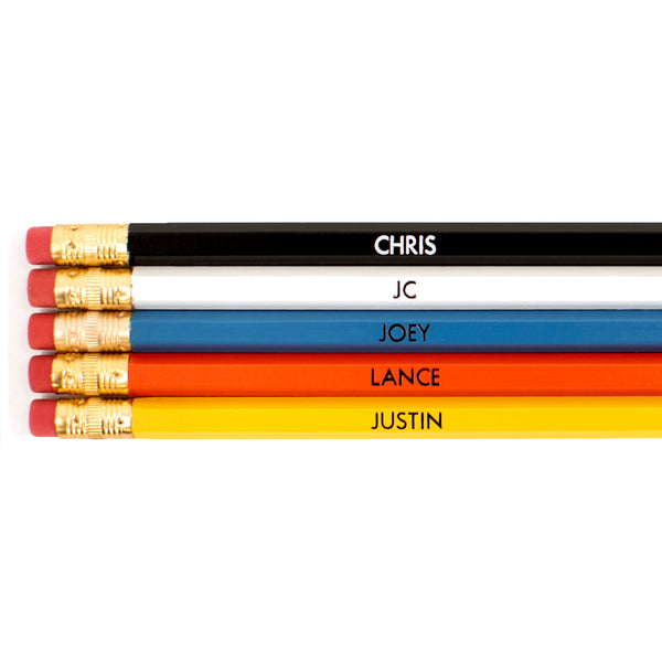 N*SYNC Pencil Set – Madcap & Co