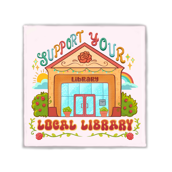 Support Your Local Library Magnet – Madcap & Co