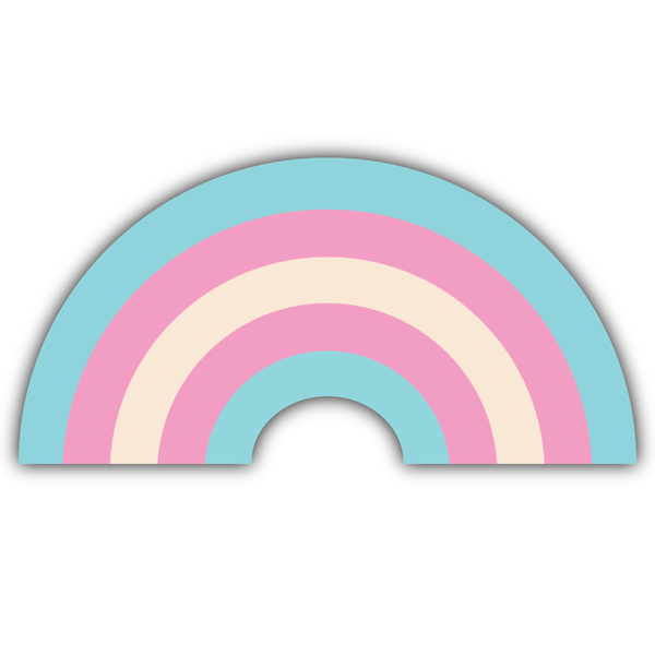 Trans Pride Rainbow Sticker – Madcap & Co