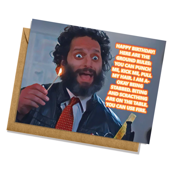 Brooklyn 99 Adrien Pimento Greeting Card – Madcap & Co