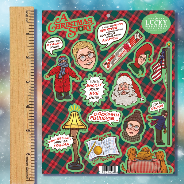 A Christmas Story Vinyl Sticker Sheet – Madcap & Co