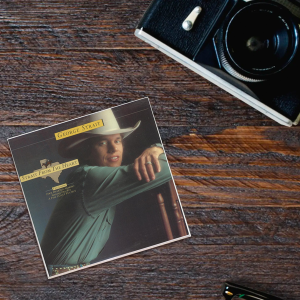 George Strait 'Strait from the Heart' Album Coaster – Madcap & Co