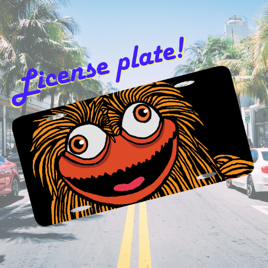 Gritty License Plate – Madcap & Co