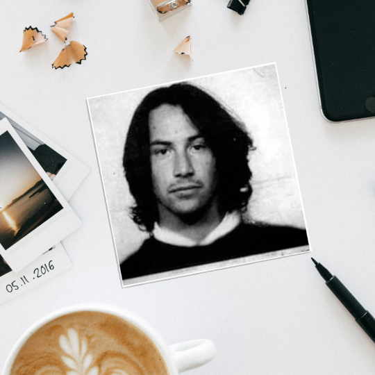 Keanu Reeves Mugshot Coaster – Madcap & Co