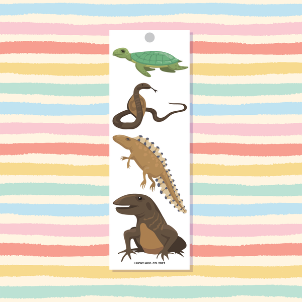 Reptiles - Sea Turtle & Friends Vinyl Sticker Strip – Madcap & Co