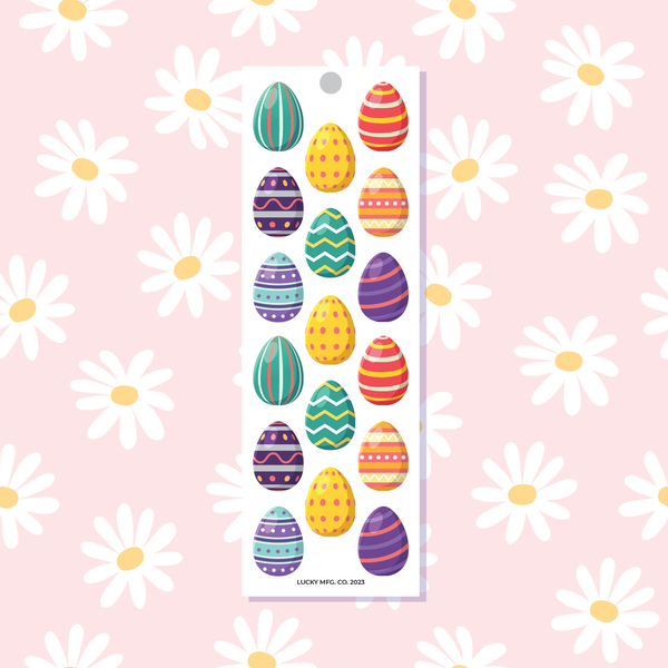 Easter Eggs Vinyl Sticker Strip – Madcap & Co