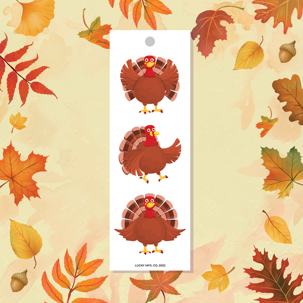 Turkeys Vinyl Sticker Strip – Madcap & Co