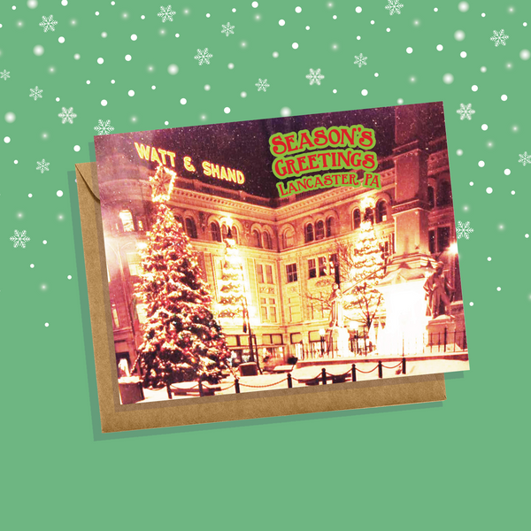Watt & Shand Penn Square Lancaster, PA Holiday Card – Madcap & Co
