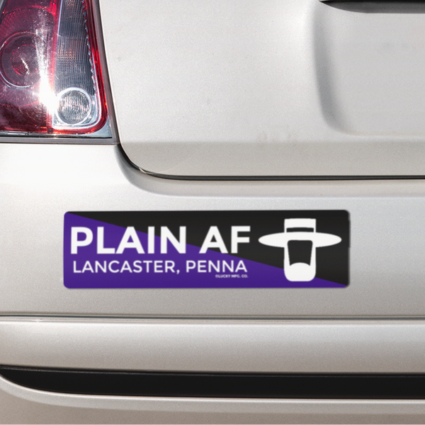 Plain AF Bumper Sticker – Madcap & Co