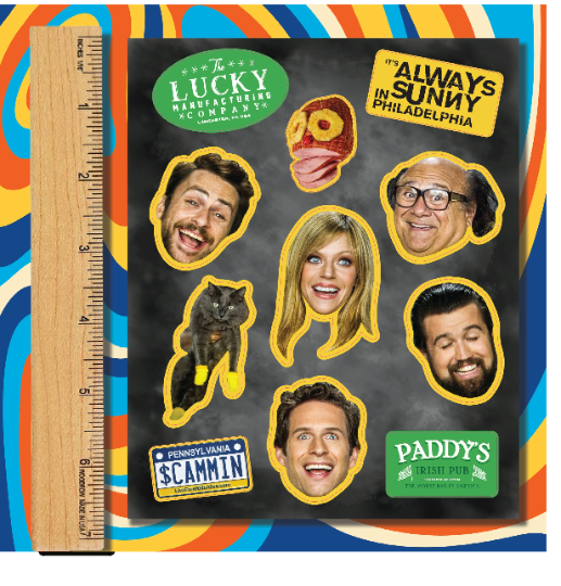 It's Always Sunny In Philadelphia Vinyl Sticker Sheet – Madcap & Co