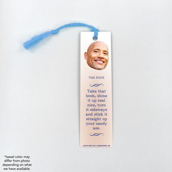 Dwayne "The Rock" Johnson Quote Bookmark – Madcap & Co