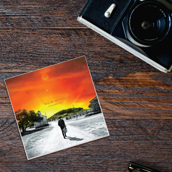 Willie Nelson 'Beautiful Time' Album Coaster – Madcap & Co