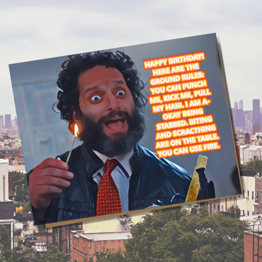 Brooklyn 99 Adrien Pimento Greeting Card – Madcap & Co