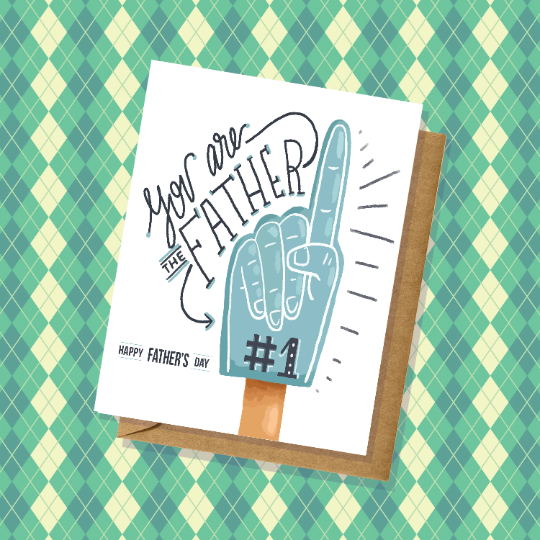 You Are the Number One Father Card Fun and Simple For Dad or Grandpa F ...