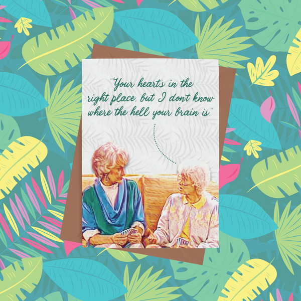 Golden Girls Card || Dorothy Sophia Stay Golden 80s Sitcom Nostalgia W ...