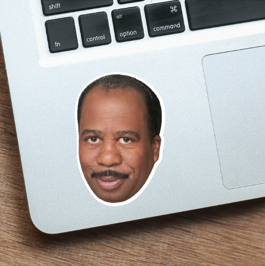 Stanley Hudson Celebrity Head Vinyl Sticker - The Office – Madcap & Co